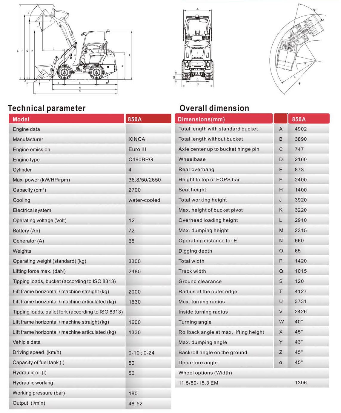 small loader wheel mini multi-purpose farm tractor front end loader ...